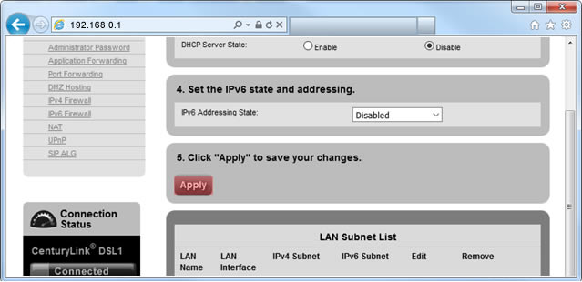 CBRAS - Advanced modem setup | Brightspeed CBRAS - Advanced modem setup | Brightspeed