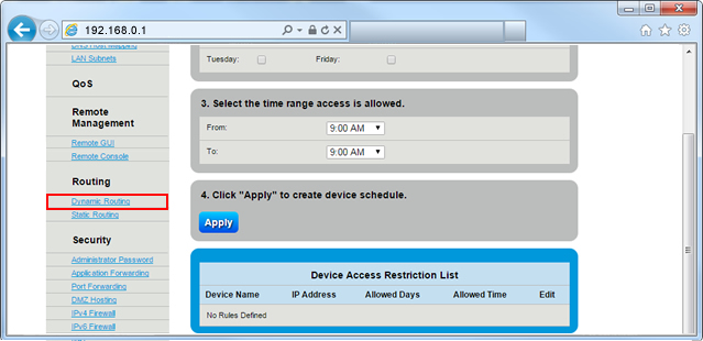 Dynamic routing - Advanced modem setup | Brightspeed Dynamic routing - Advanced modem setup | Brightspeed