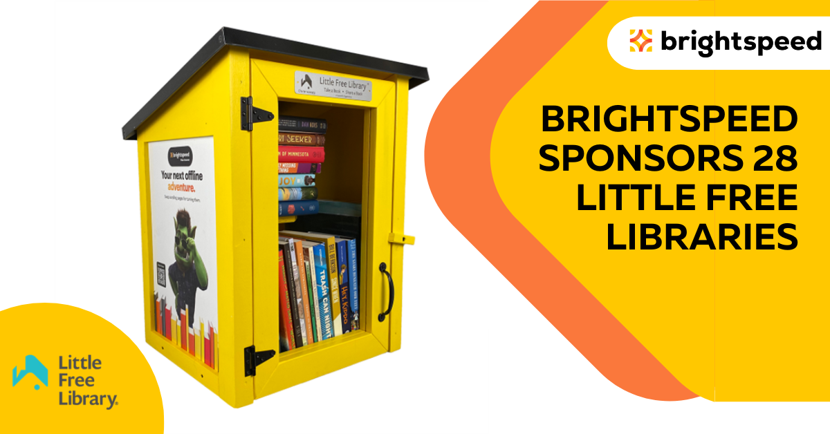 Brightspeed Sponsors 28 Little Free Libraries to Expand Book Access in ...